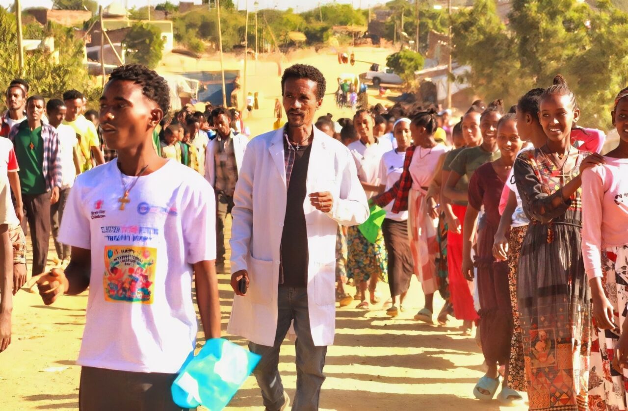 Wag Amhara People Demonstrate for Peace in Abergele Woreda - Joram Jojo